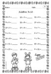 Addition to 20 Fact Fluency Worksheets - Easter Themed - Made By Teachers