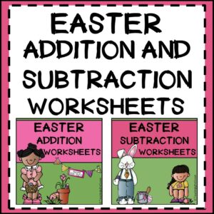 Addition and Subtraction to 20 Fact Fluency Worksheets - Easter | Made ...