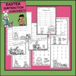 Addition and Subtraction to 20 Fact Fluency Worksheets - Easter | Made ...