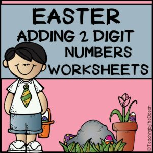 Adding 2 Digit Numbers Worksheets - Easter - Made By Teachers