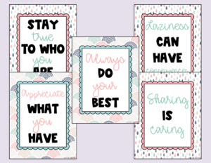 Finding and Teaching the Theme of a Story Posters - Boho and Lemon ...