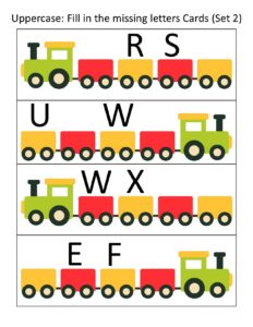 Alphabet Train Worksheets and Cards - Made By Teachers