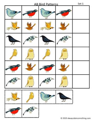 Bird Patterns Worksheets - Made By Teachers