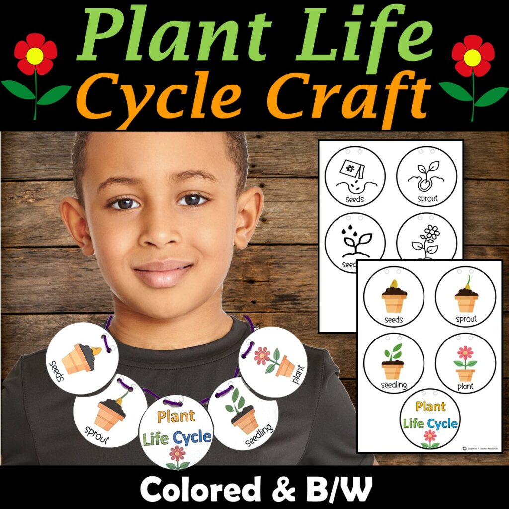 Life Cycle of a Butterfly, Frog & Plant Craft Bundle, Crown, Necklace ...