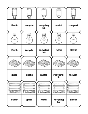 Earth Day Domino Game with Writing Sheet Options - Holiday Dominoes ...