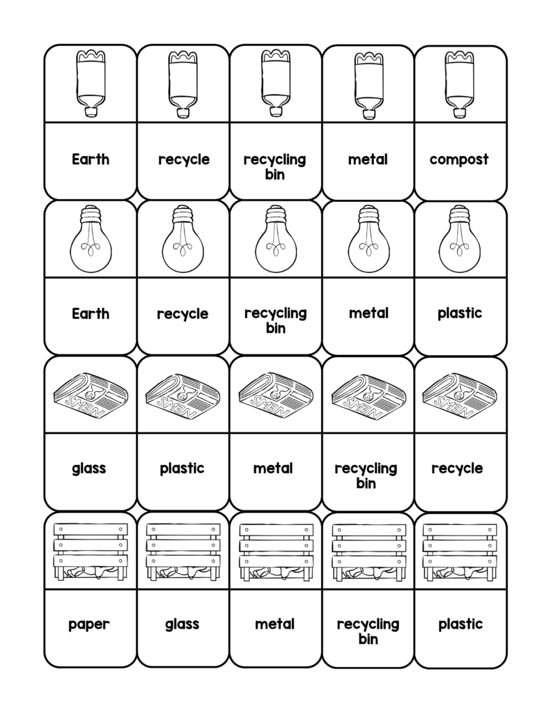 Earth Day Domino Game with Writing Sheet Options - Holiday Dominoes ...
