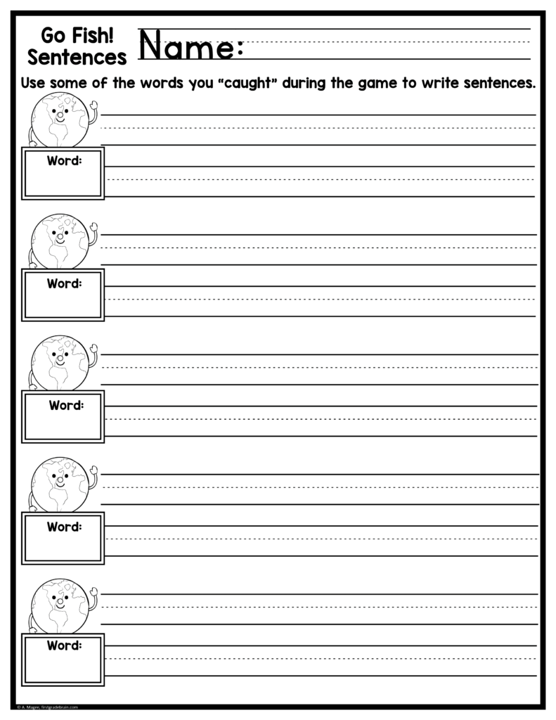 Earth Day Holiday Fun Go Fish Game - Themed Game | Made By Teachers