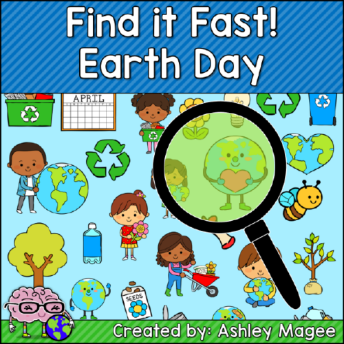 Earth Day Find it Fast Card Game | Made By Teachers