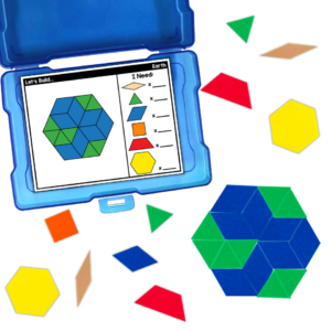 Let's Build - Earth Day Pattern Block Mats and Task Cards Center | Made ...
