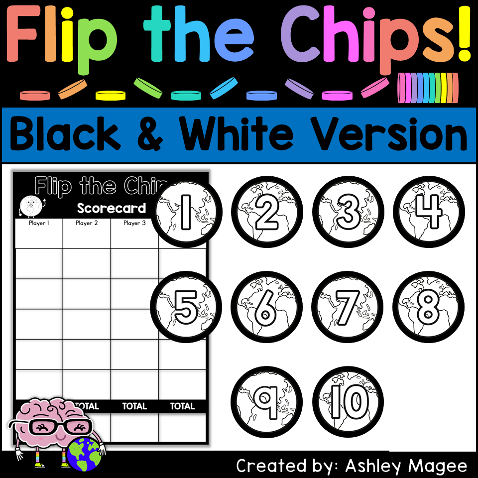 Flip the Chips Earth Day Addition Math Game Center Activity | Made By ...
