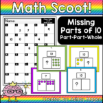 Math Scoot: Missing Parts of 10 (Part-Part-Whole) | Made By Teachers