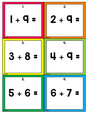 Math Scoot! Addition to 20 (sums to 20) - Made By Teachers