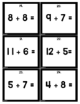 Math Scoot! Addition to 20 (sums to 20) - Made By Teachers
