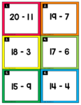 Math Scoot! Subtraction: Subtracting Within 20 | Made By Teachers