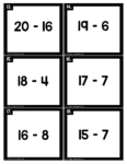 Math Scoot! Subtraction: Subtracting Within 20 | Made By Teachers