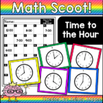 Math Scoot! Time to the Hour (Reading an Analog clock) - Made By Teachers