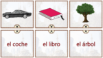 Spanish Match & Task Cards - Everyday Objects Bundle - Made By Teachers