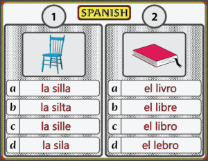 Spanish Match & Task Cards - Everyday Objects Bundle | Made By Teachers