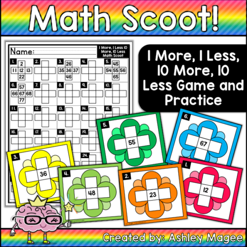 Math Scoot! Place Value to 50 - Made By Teachers