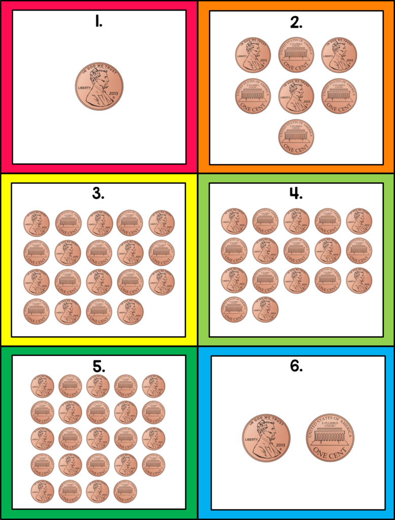 Math Scoot! Counting Money - Pennies (up to 30 cents) - Made By Teachers