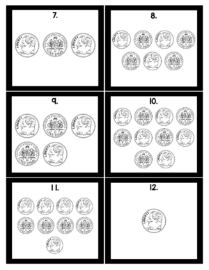 Math Scoot! Counting Money - Dimes (up to 100 cents or $1.00) - Made By ...