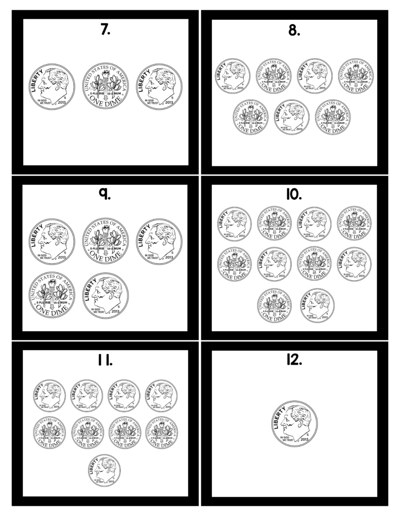 Math Scoot! Counting Money - Dimes (up to 100 cents or $1.00) | Made By ...