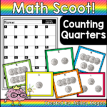 Math Scoot! Counting Money - Quarters (up to $3.00) - Made By Teachers