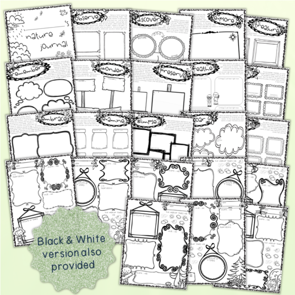 Nature Journal for Outdoor Exploration and Summer Vacation | Made By ...