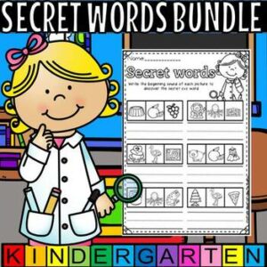 cvc secret words bundle - Made By Teachers