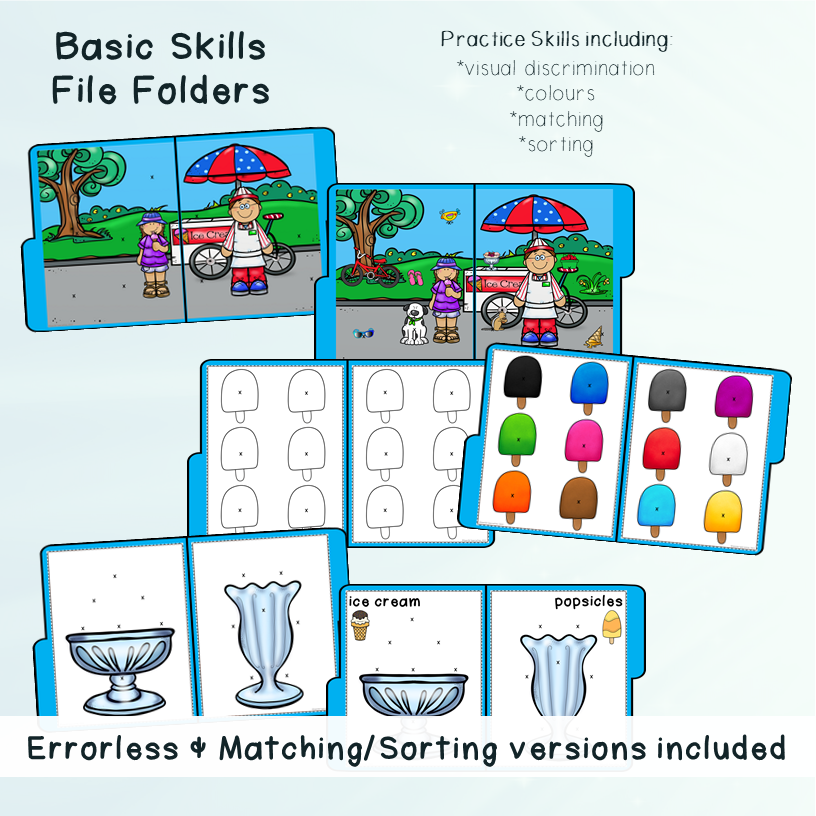 June Ice Cream File Folders | Made By Teachers