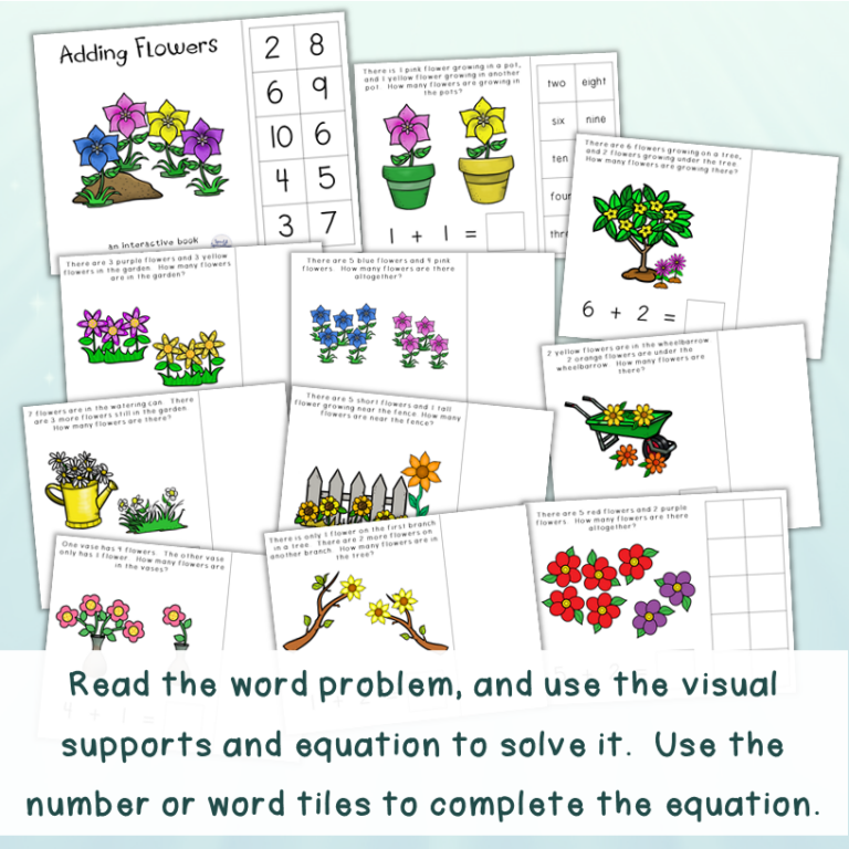 May Flowers & Bugs Adapted books - Made By Teachers