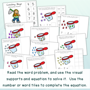 May Flowers & Bugs Adapted books - Made By Teachers