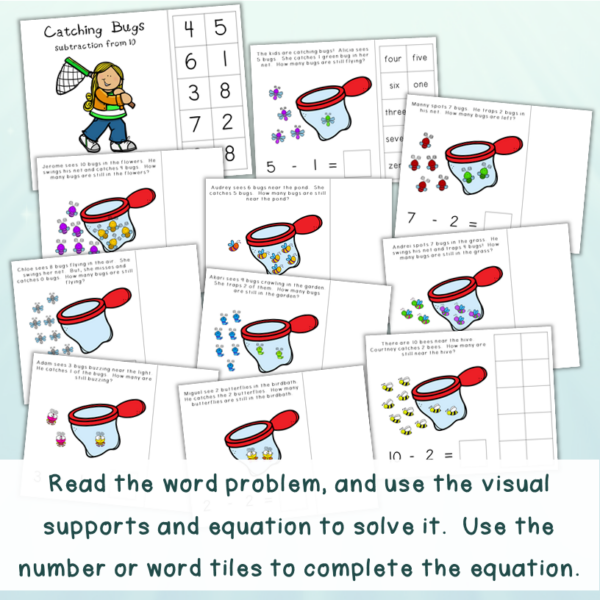 May Flowers & Bugs Adapted books - Made By Teachers