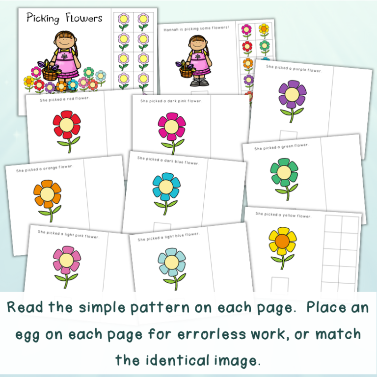 May Flowers & Bugs Adapted books - Made By Teachers