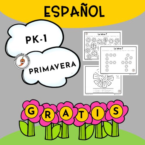 ESPAÑOL - Actividades de primavera para preescolar, kínder o primer ...