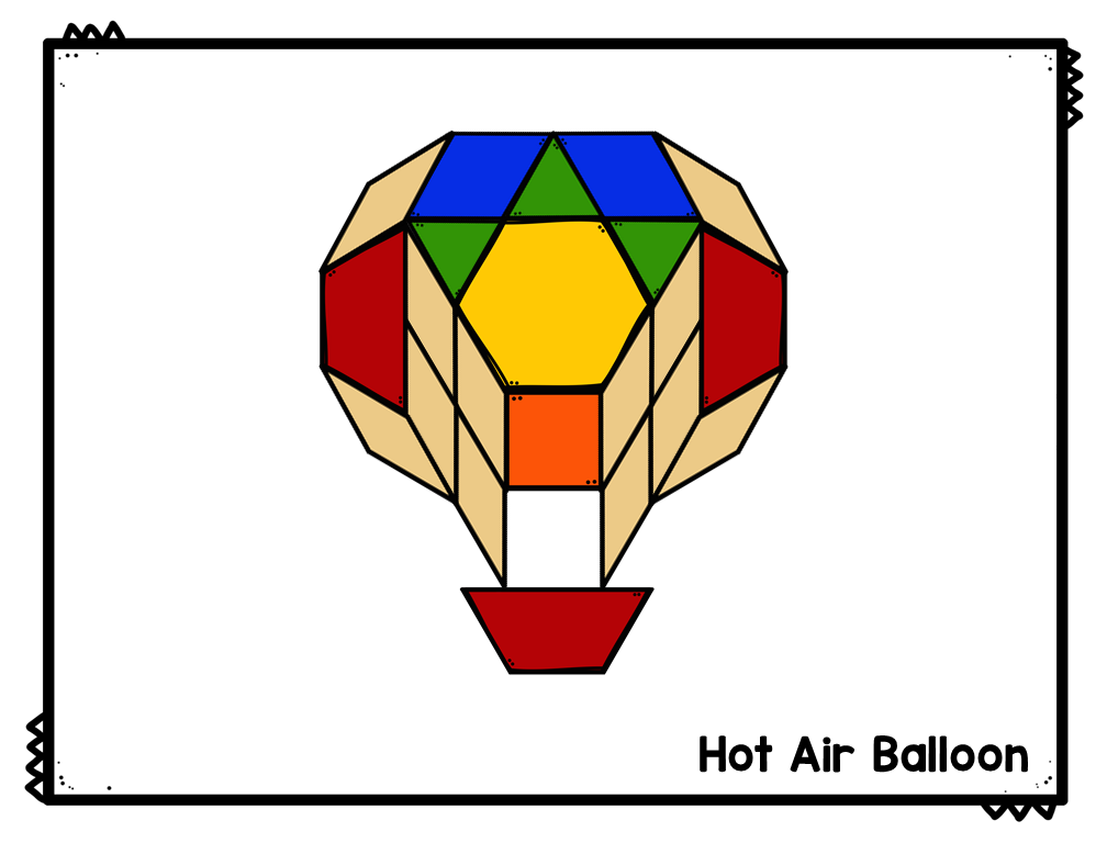 Pattern Block Puzzle Cards-Set 2 | Made By Teachers