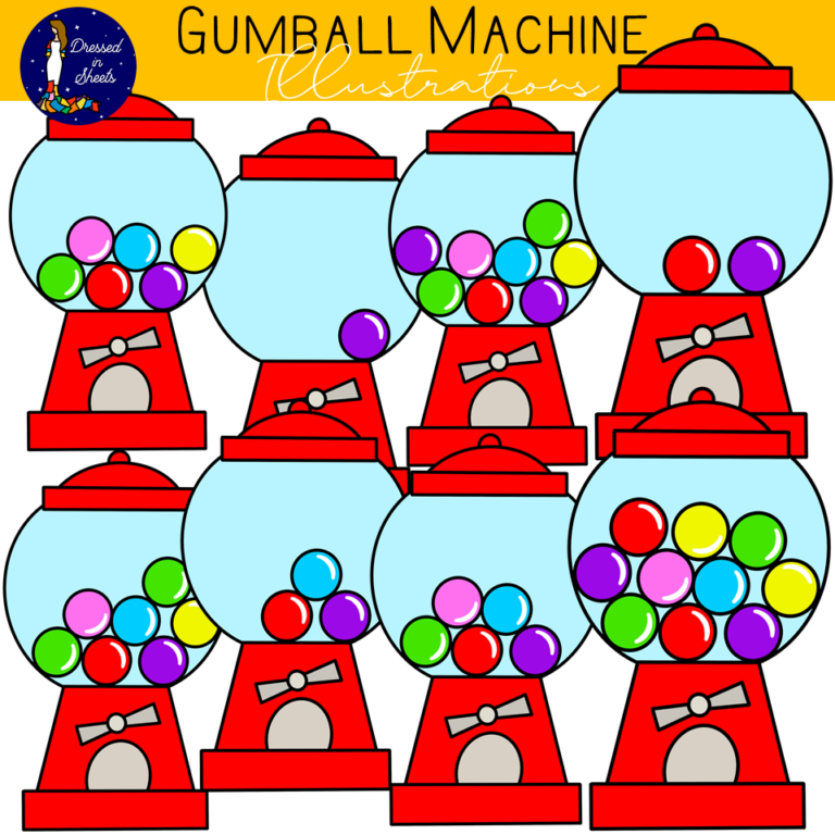 Gumball Machine Clip Art - Made By Teachers