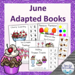 End of the Year Ice Cream Adapted Books for June - Made By Teachers