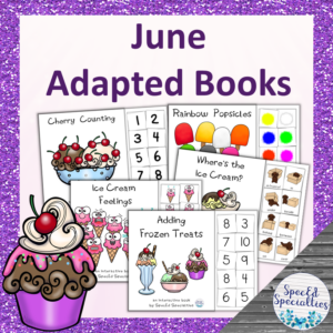End of the Year Ice Cream Adapted Books for June - Made By Teachers