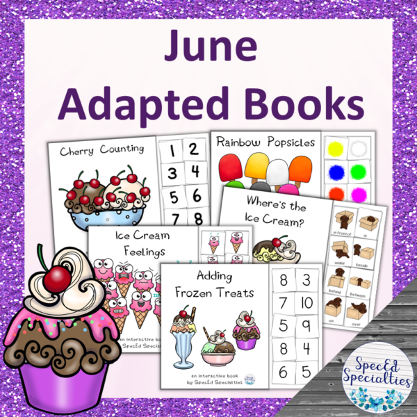 End of the Year Ice Cream Adapted Books for June | Made By Teachers