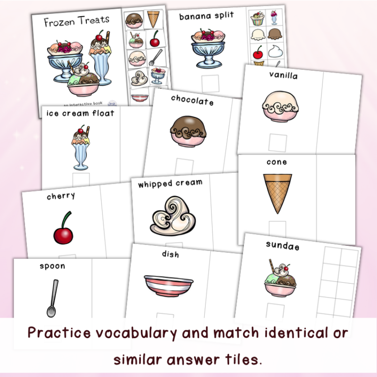 End of the Year Ice Cream Adapted Books for June | Made By Teachers