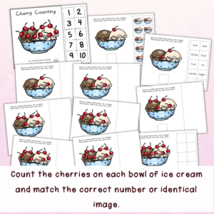 End of the Year Ice Cream Adapted Books for June - Made By Teachers