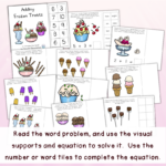 End of the Year Ice Cream Adapted Books for June - Made By Teachers