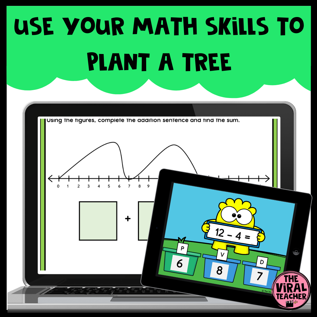 Earth Day Math Digital Escape Room Google Slides™ Activity for 1st ...