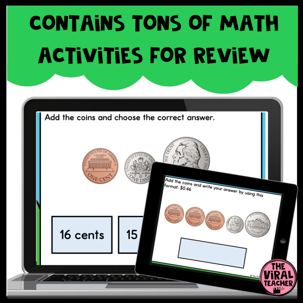 Earth Day Math Digital Escape Room Google Slides™ Activity for 2nd ...