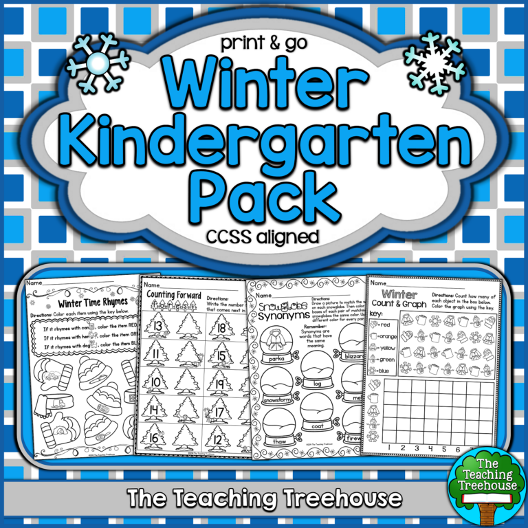 Spring Kindergarten Pack, No Prep, CCSS Aligned - Made By Teachers