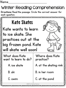 Winter Kindergarten Pack, No Prep, CCSS Aligned - Made By Teachers