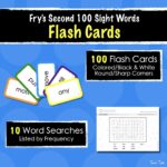 Fry's Second 100 Sight Words Fill-in-the-Blanks Worksheets + More ...