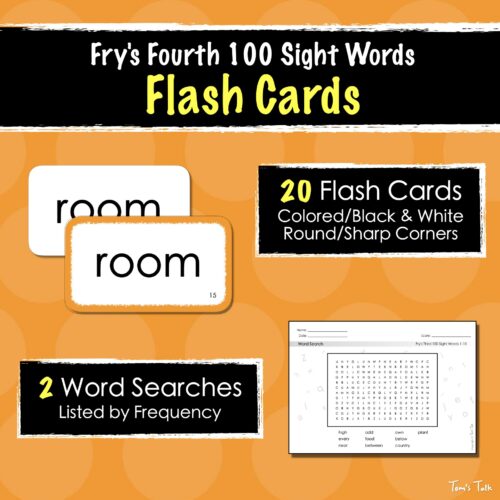 SAMPLE Fry's Fourth 100 Sight Words Fill-in-the-Blanks and More! | Made ...