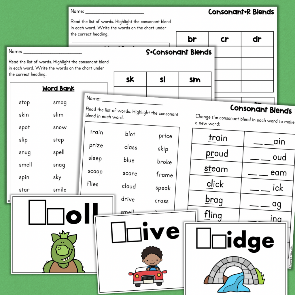 The 3 Billy Goats Gruff Consonant R Blends Decodable Reader ...